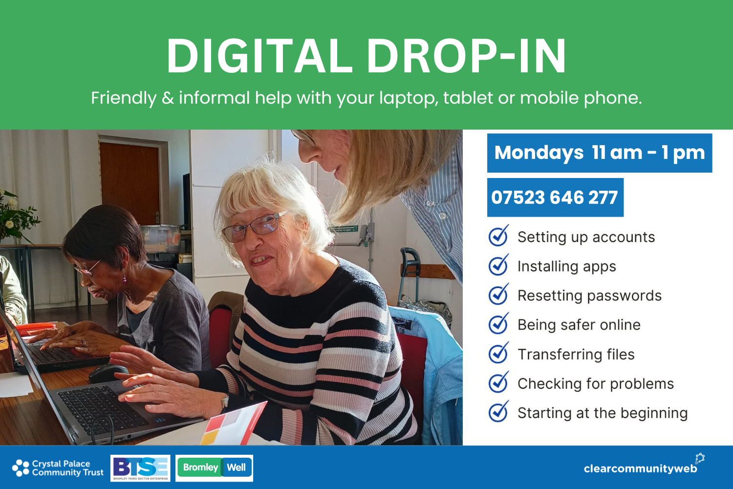 Digital Drop-Ins: Delivered by ClearCommunityWeb | What's on | Crystal ...