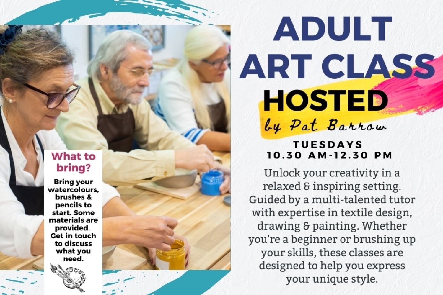 Adult Art Class | What's on | Crystal Palace Community Trust